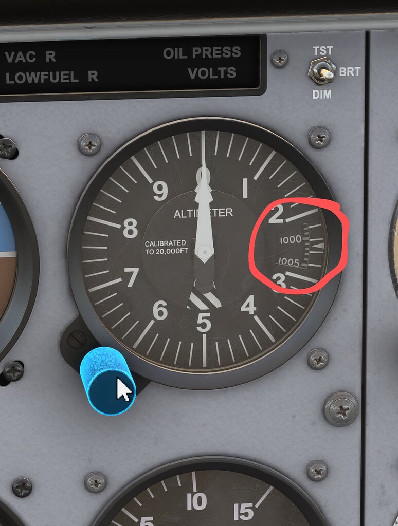 C172 classic altimeter in hPa, cannot change to inHg - Aircraft ...