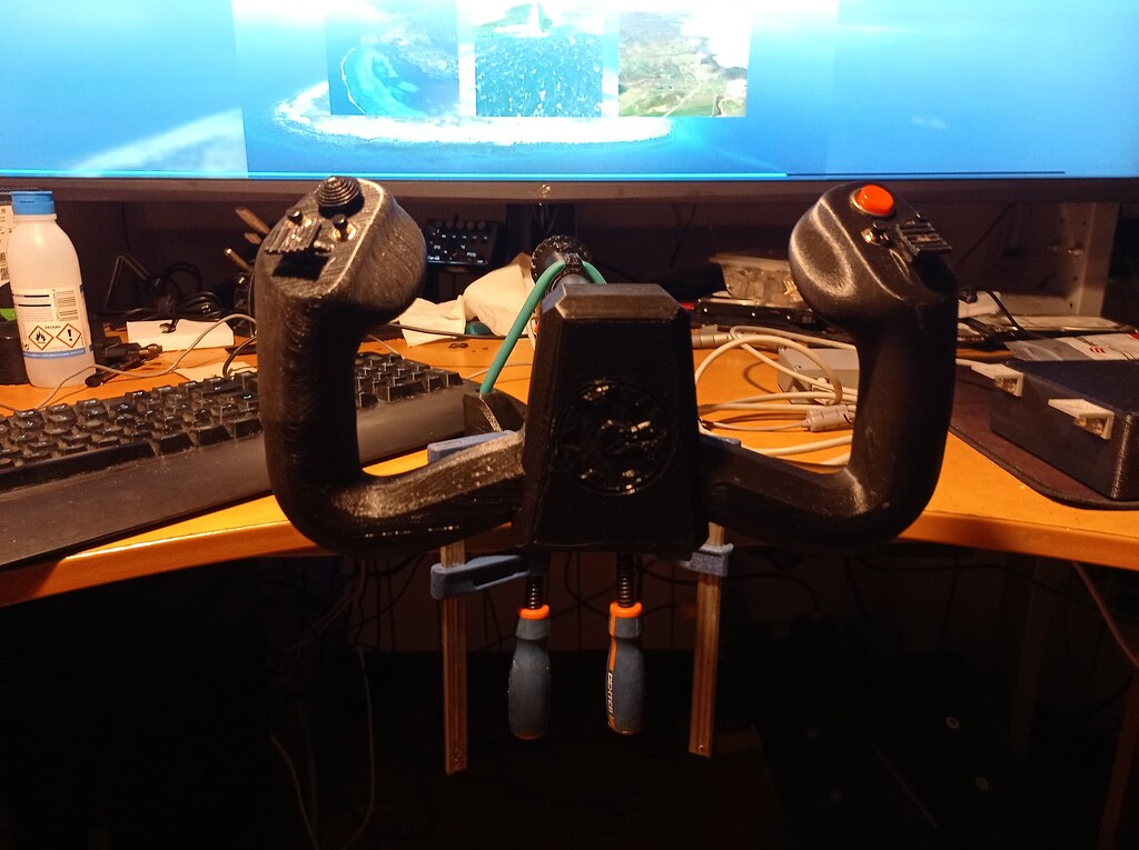 DIY Flight Sim Yoke System [Cadet OpenSource Yoke V2] - Home Cockpit Builders - Microsoft Flight ...