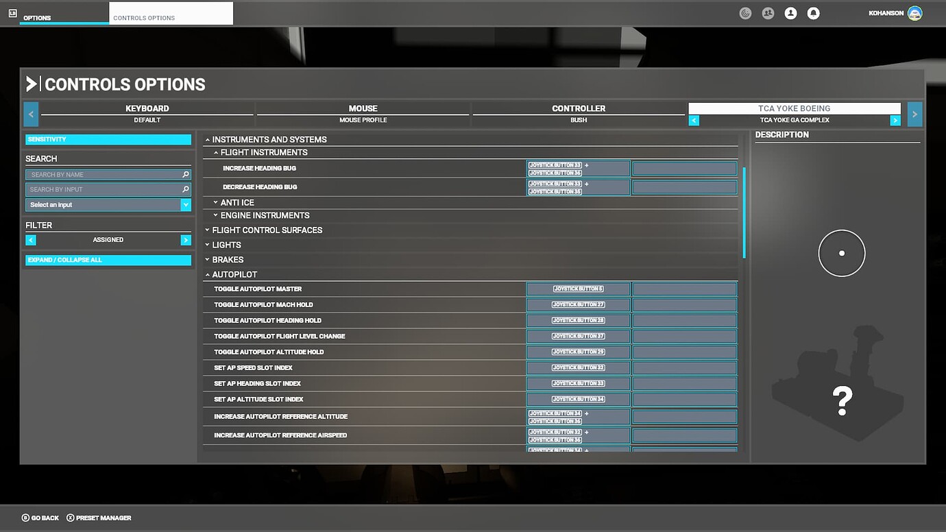 Thrustmaster Boeing TCA Yoke Pack Sel button - Hardware & Peripherals ...