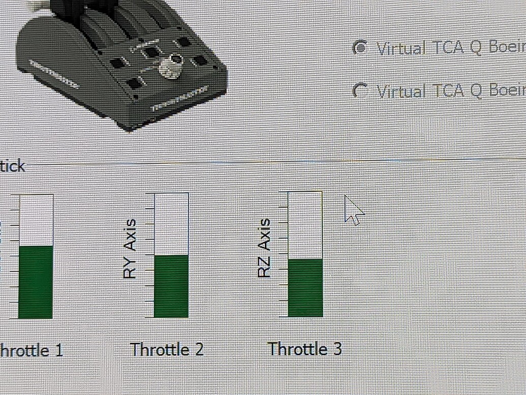 Thrustmaster Boeing Throttle Quadrant Calibration - Hardware ...