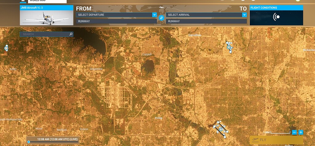 KDFW not showing on world map - User Interface & Activities - Microsoft Flight Simulator Forums