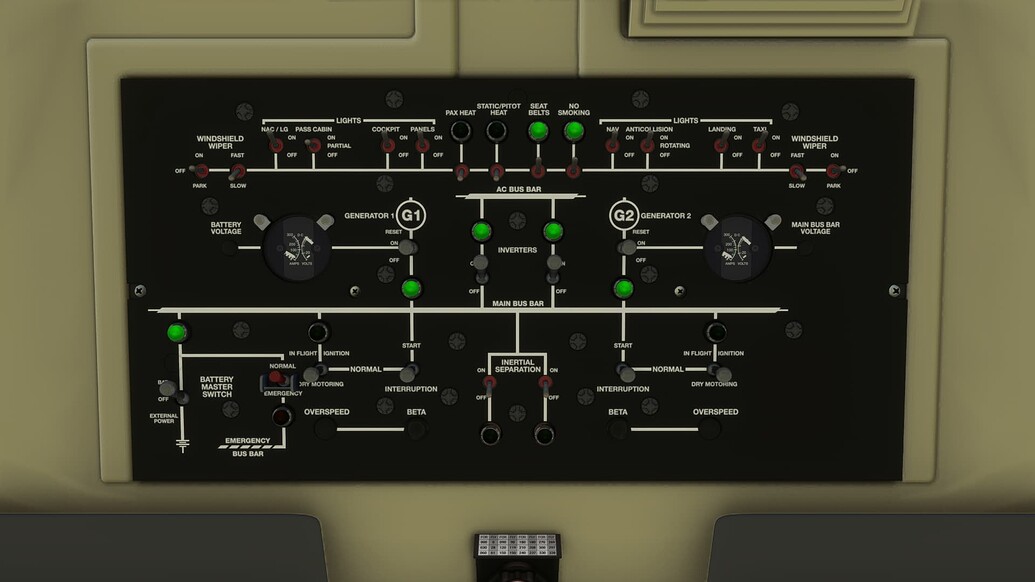 Embraer 110 electrical system - Aircraft - Microsoft Flight Simulator ...