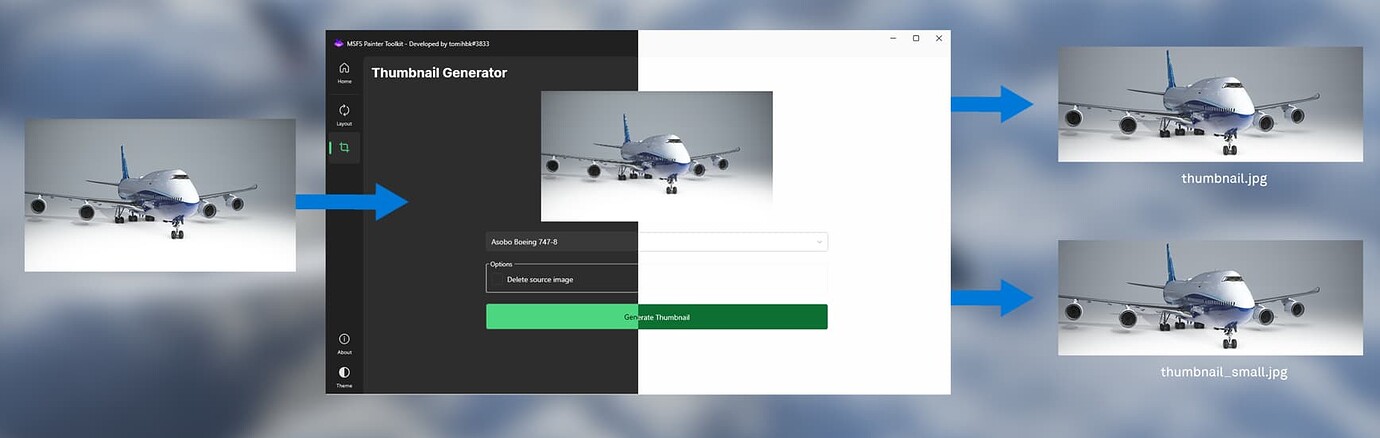 MSFS Painter toolkit - thumbnail, layout.json and texture scaler tool ...