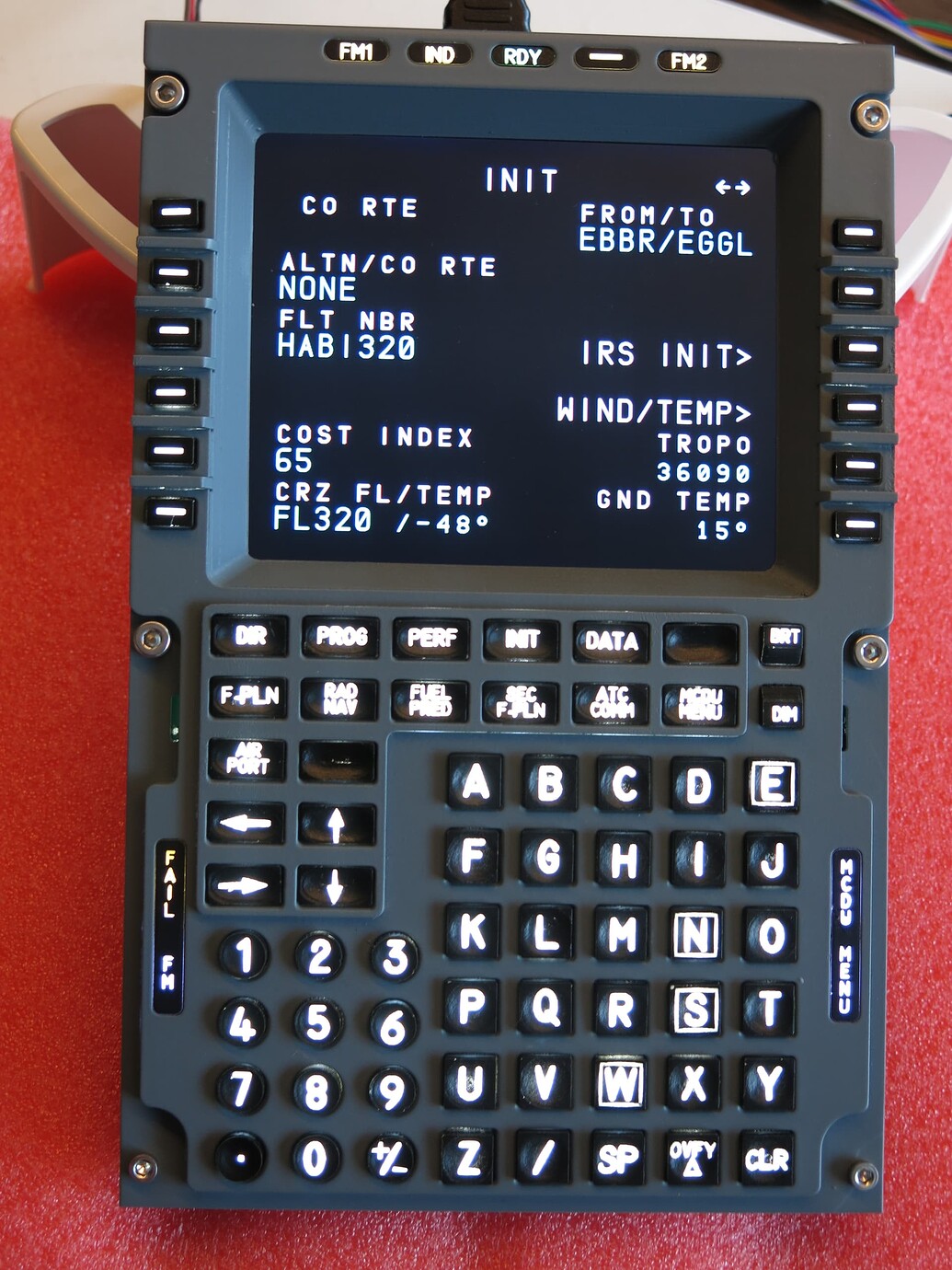 My A320 FCU and MCDU finished - Home Cockpit Builders - Microsoft ...