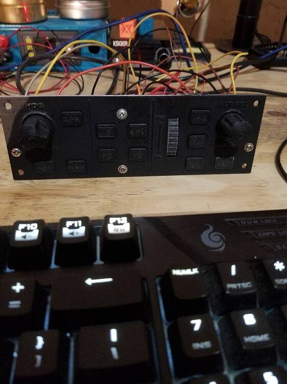 3D Printed Flight Simulator Panel V2 - Home Cockpit Builders ...