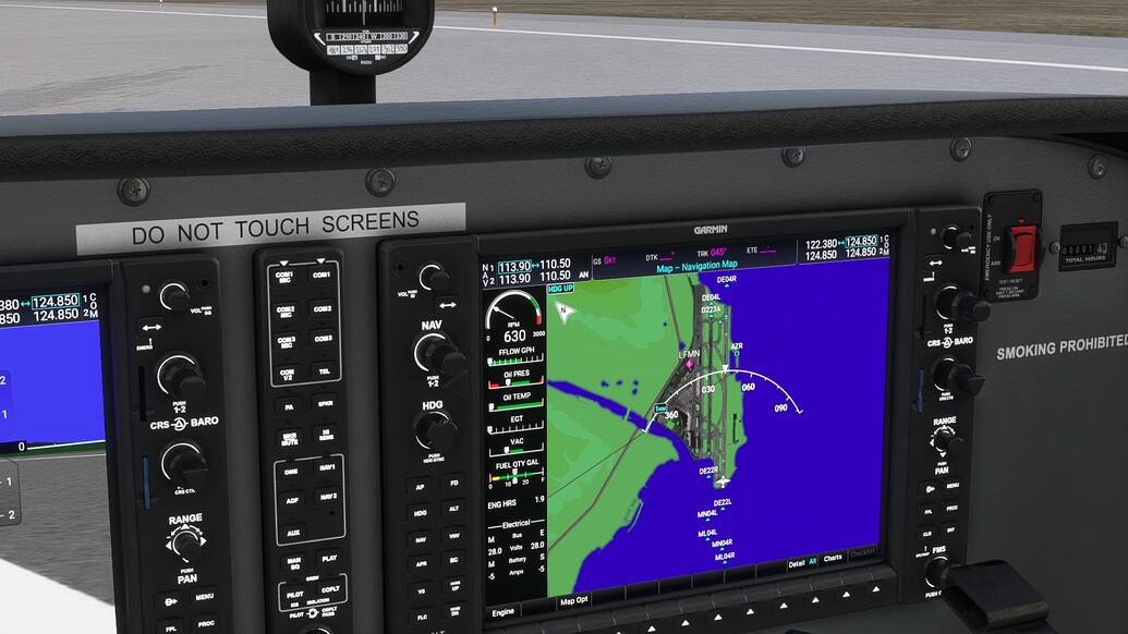 Runway/airport in Garmin G1000/3000 synthetic Vision - Aircraft ...