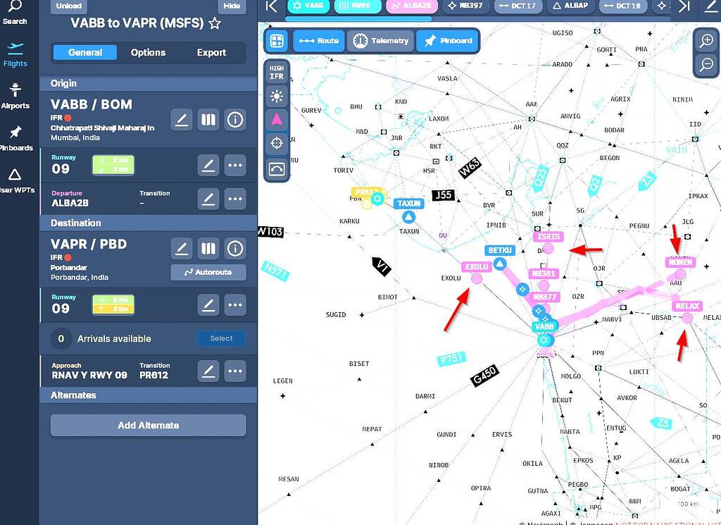 Navigraph Flightplan Question - Tools & Utilities - Microsoft Flight Simulator Forums