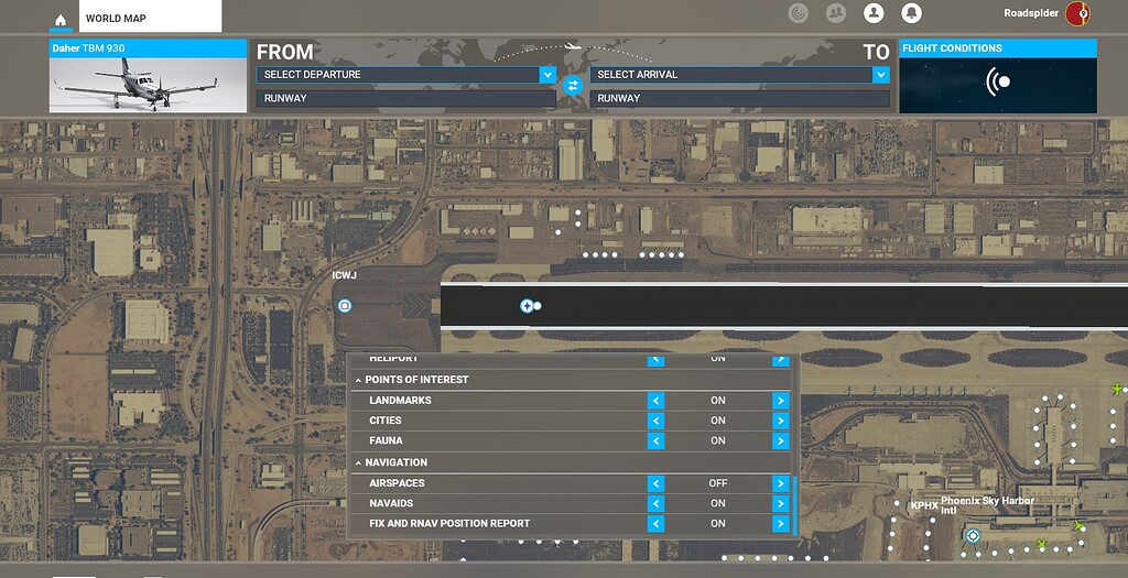 No ILS shown on World Map - User Interface & Activities - Microsoft Flight Simulator Forums