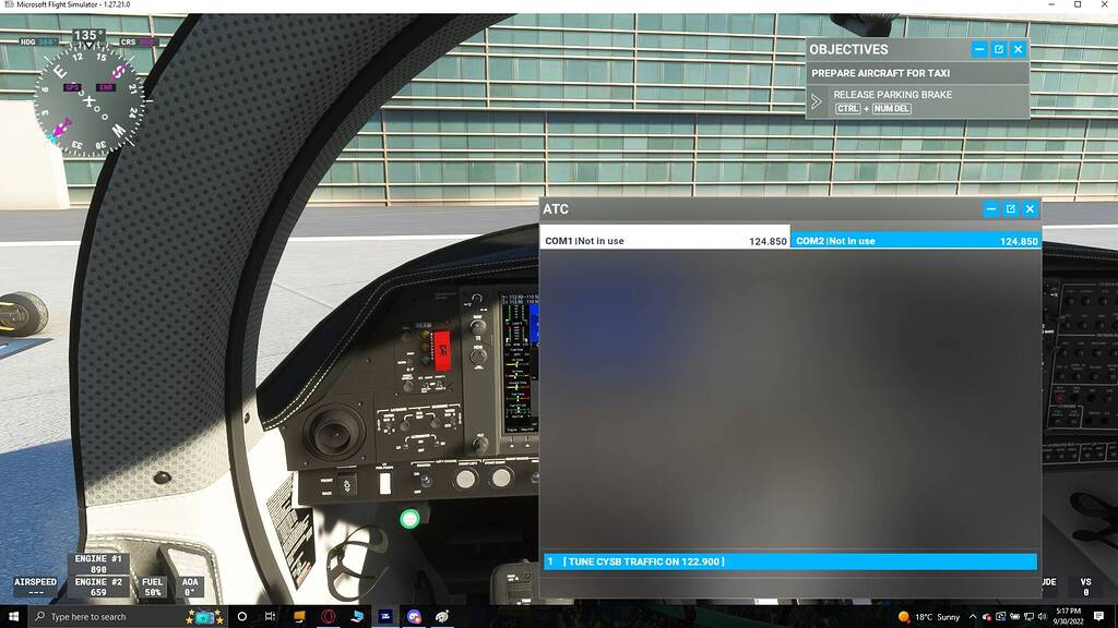 ATC Services missing. It has been like this for months - ATC, Traffic ...