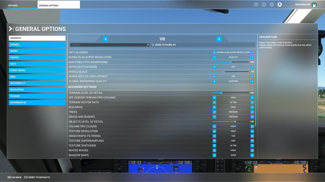 Reverb G2 - Settings Guide without Motion Reprojection - Virtual Reality (VR) - Microsoft Flight ...