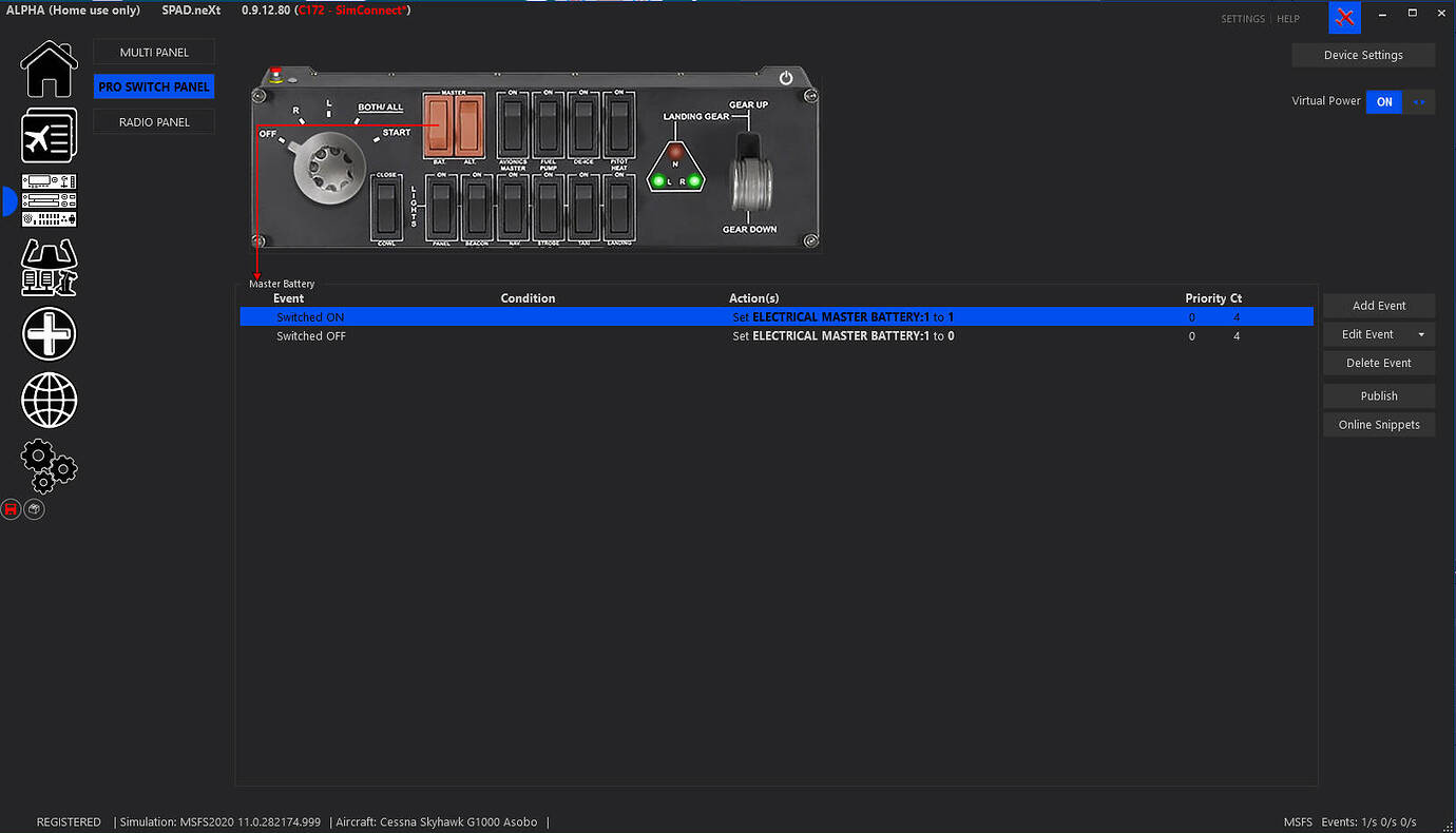 Cessna 172 battery standby switch spad.next - Hardware & Peripherals ...