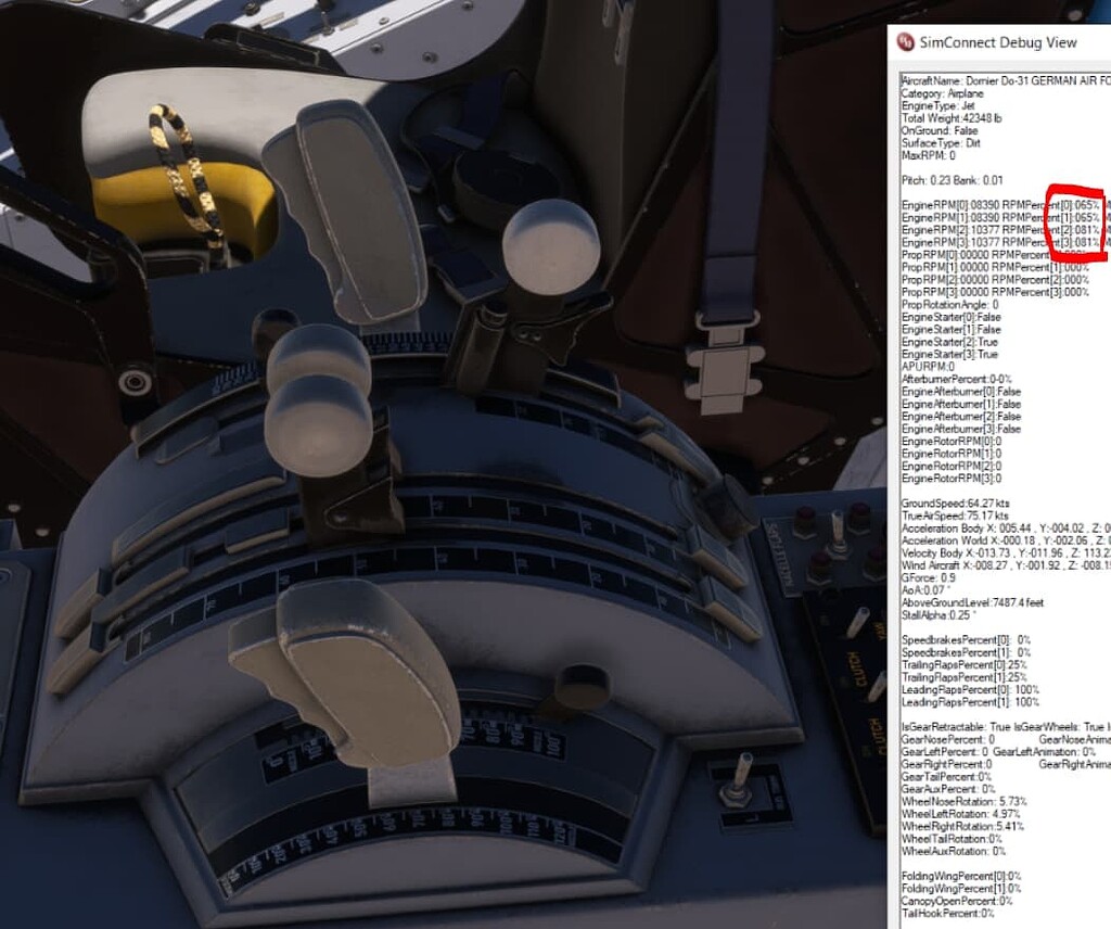 DO31 engine RPM too high and inconsistent with visual throttle position ...