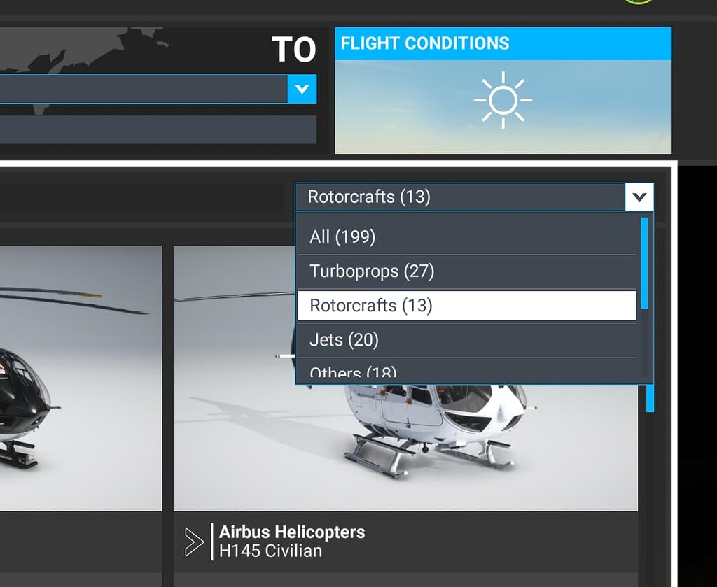 New 'Rotorcrafts' category should be 'Rotorcraft' - Miscellaneous - Microsoft Flight Simulator ...