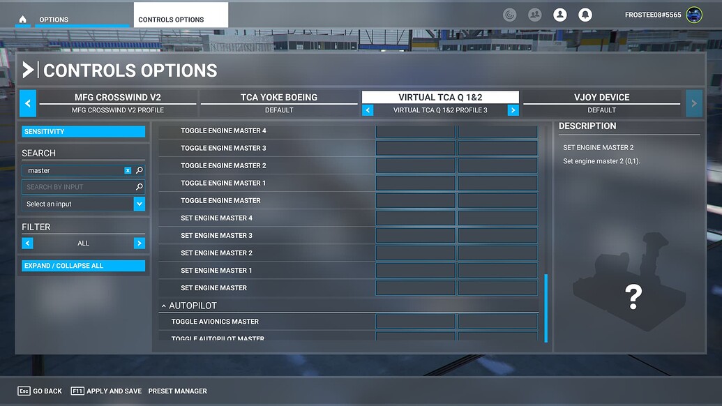 Thrustmaster TCA Boeing Yoke & Quadrant Invisible Mappings & duplicated ...