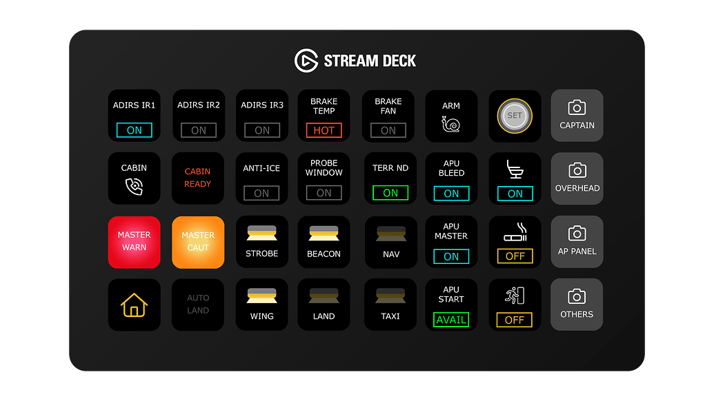 Airbus A32NX StreamDeck Flight Panels - Home Cockpit Builders ...
