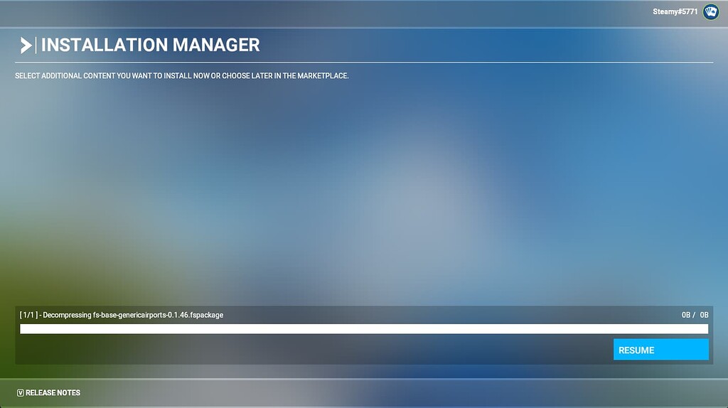 MSFS New Patch infinite install - Hardware & Peripherals - Microsoft Flight Simulator Forums