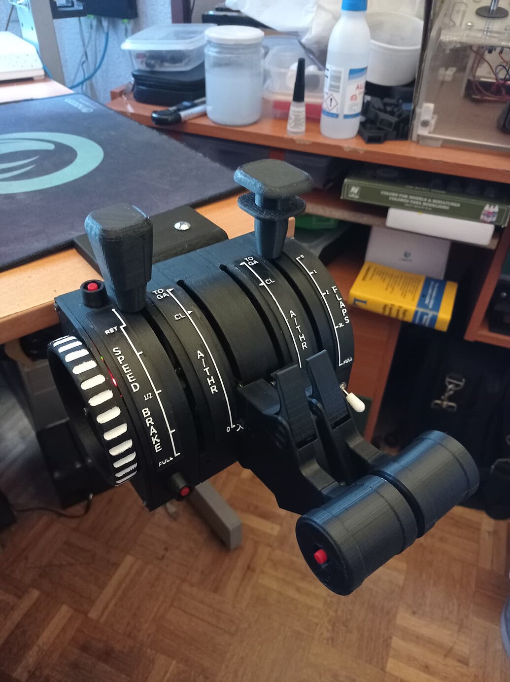 DIY Print 3D A320 Throttle Quadrant - Page 2 - Home Cockpit Builders ...