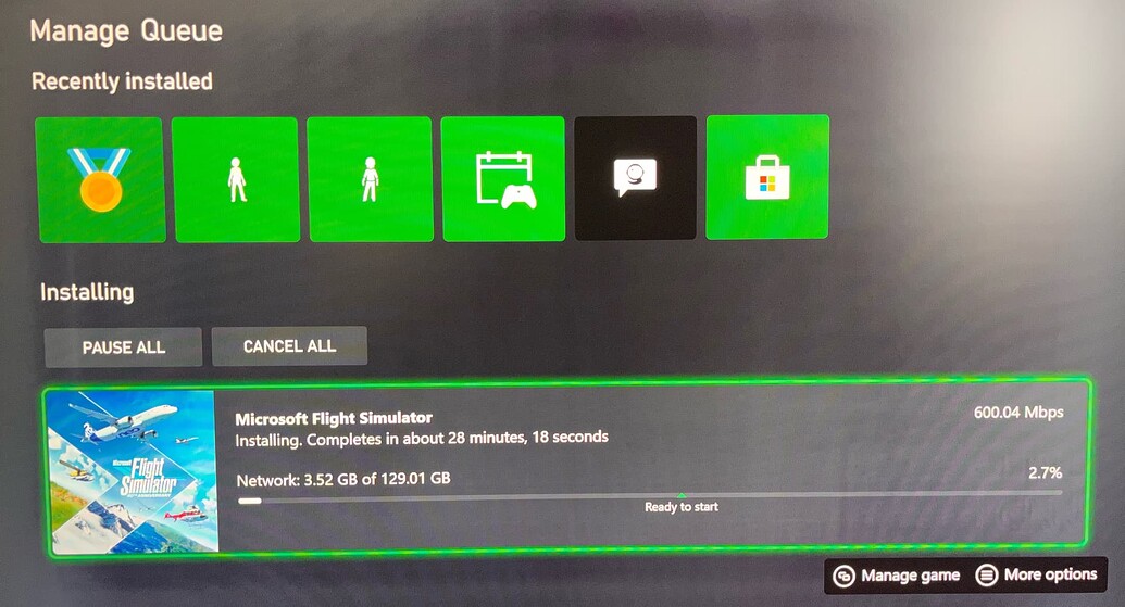 "Your Game Licence Cannot Be Authenticated" Xbox X MSFS Premium Deluxe ...
