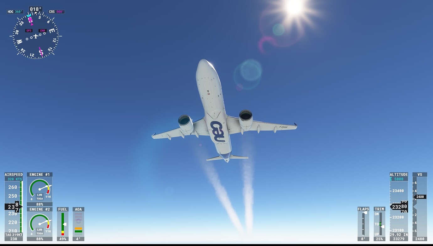Contrails missing since MSFS update - Install, Performance & Graphics - Microsoft Flight ...