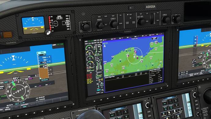 TBM930 with some liveries engine and ctrl data on MFD display is messed ...