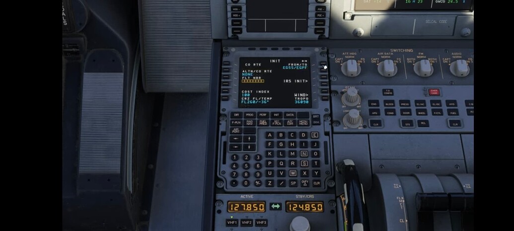 FMC setting does not display T/D and T/C - Aircraft & Systems ...