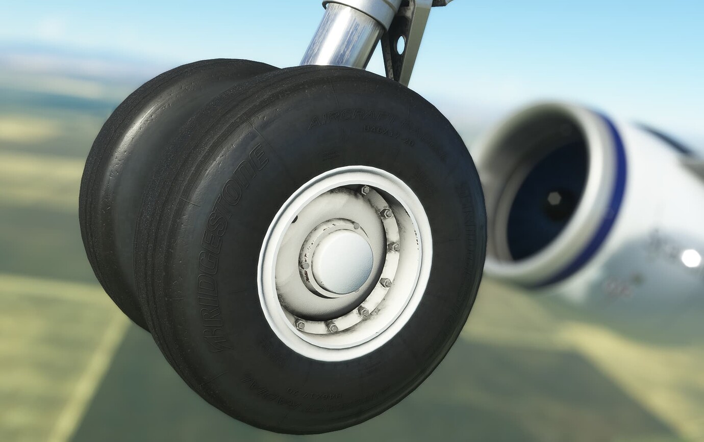 Complete remake of the A320 wheel/tire textures, Bridgestone - SDK ...