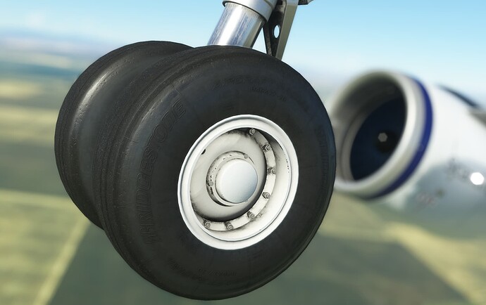 Complete remake of the A320 wheel/tire textures, Bridgestone - SDK ...