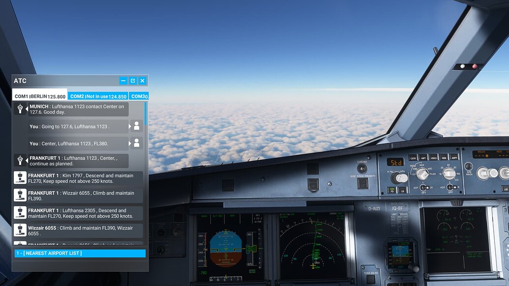 Issue with the atc menu - scrolls to top - Aircraft & Systems ...