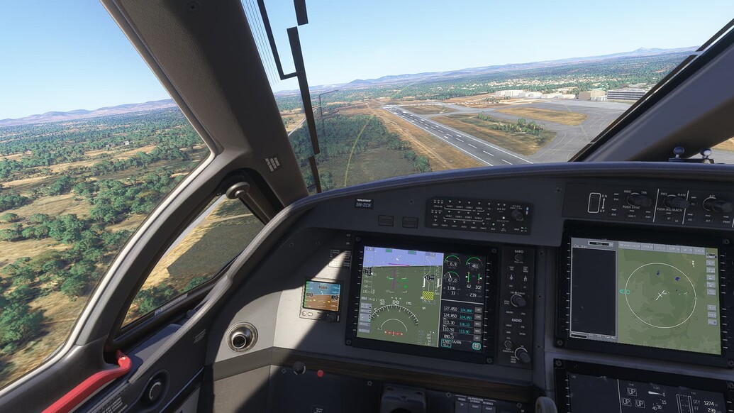 Runway/airport in Garmin G1000/3000 synthetic Vision - Aircraft ...