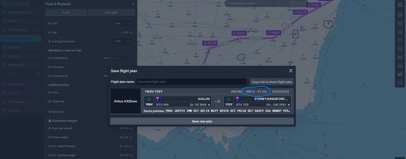 Online Flight Planner Intermittently Not Saving Flight Plans ...