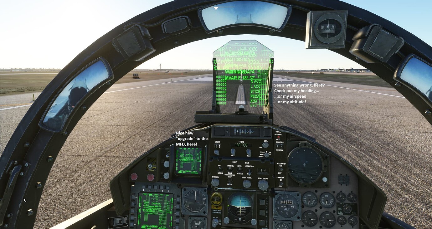 MFD displays are missing/distorted--after "update" - Aircraft & Systems ...