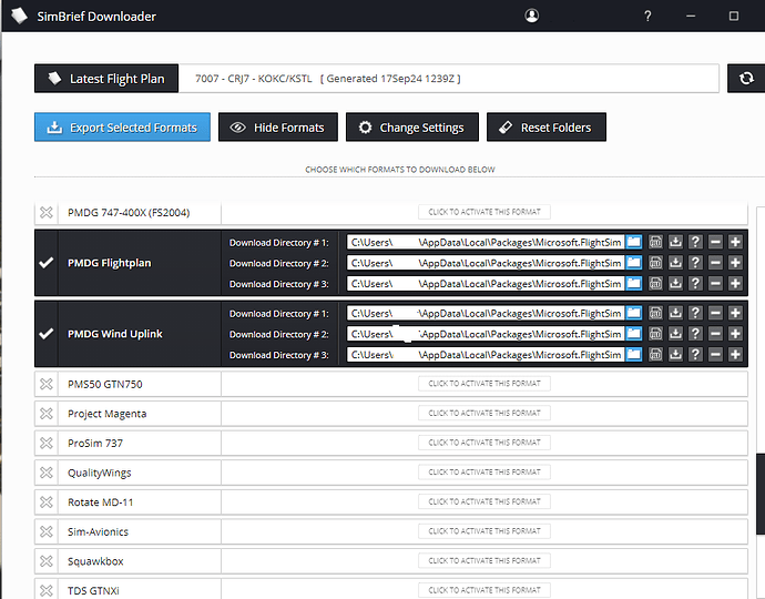 Simbrief downloader issue - Miscellaneous - Microsoft Flight Simulator ...