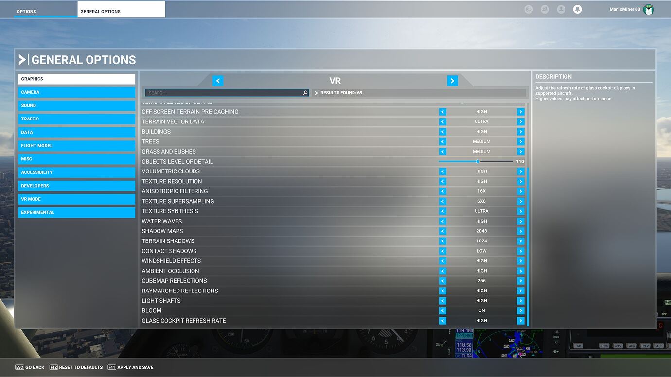 Reverb G2 - Settings Guide without Motion Reprojection - Virtual Reality (VR) - Microsoft Flight ...
