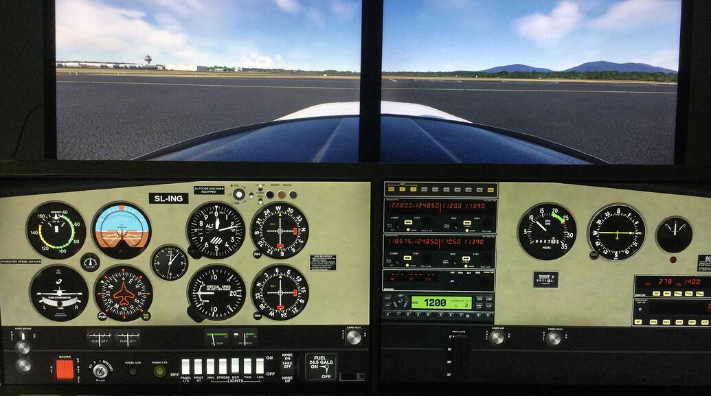 Multiple Monitor Home Cockpit setup... possible? - Home Cockpit ...
