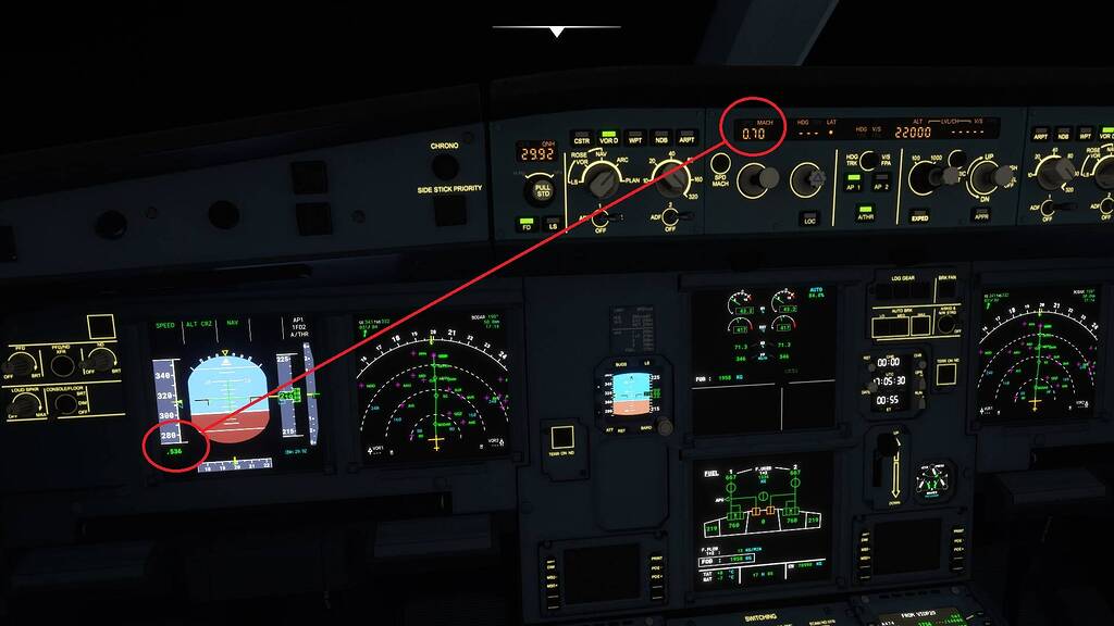 Airbus 320Neo Autopilot Speed indicator - Aircraft & Systems ...