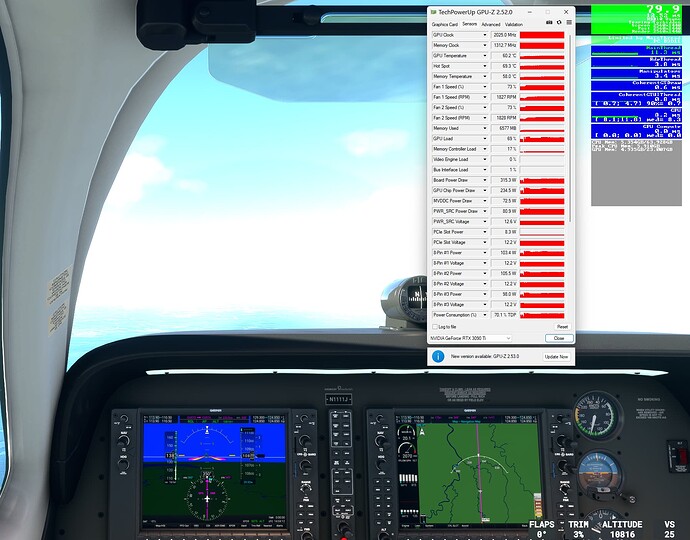 Why is my GPU so BUSY when just setting at this MENU? - Tech Talk - Microsoft Flight Simulator ...
