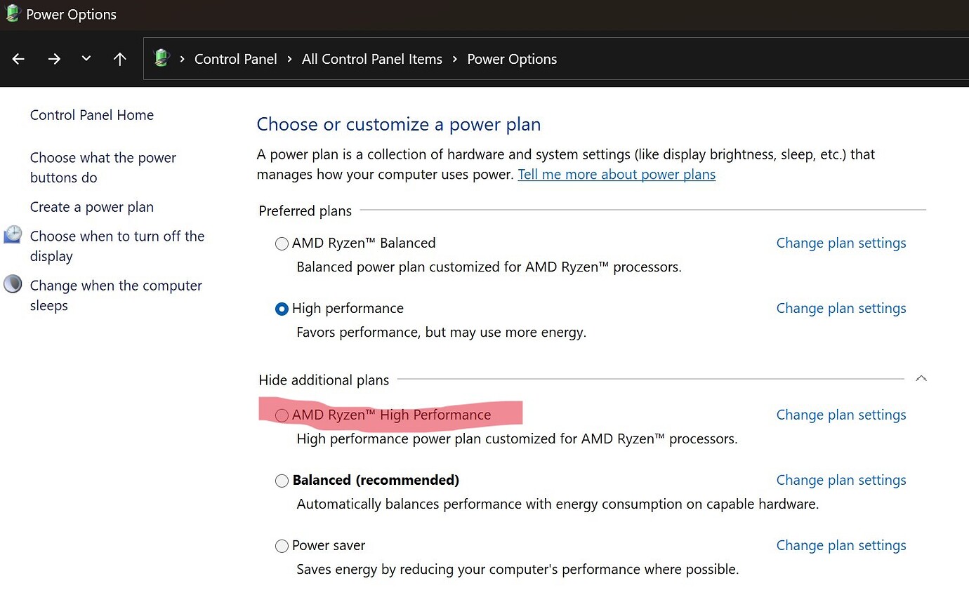 Check out the AMD Ryzen High Performance Power Plan - Hardware ...