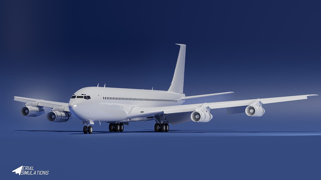 Aerial Simulations 707-320B Adv + 320C - Aircraft - Microsoft Flight ...