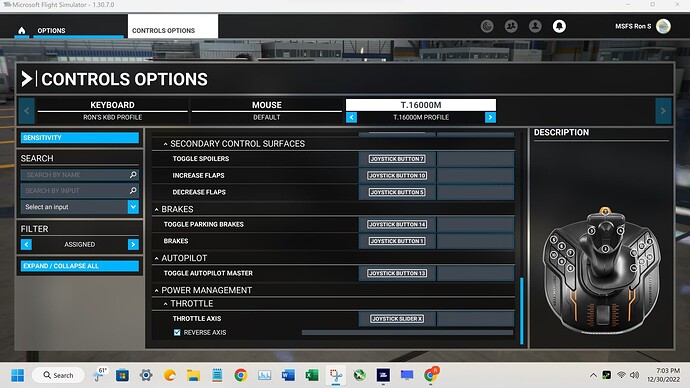 Can't use the throttle function on TWCS and T16000M FCS - Hardware & Peripherals - Microsoft ...