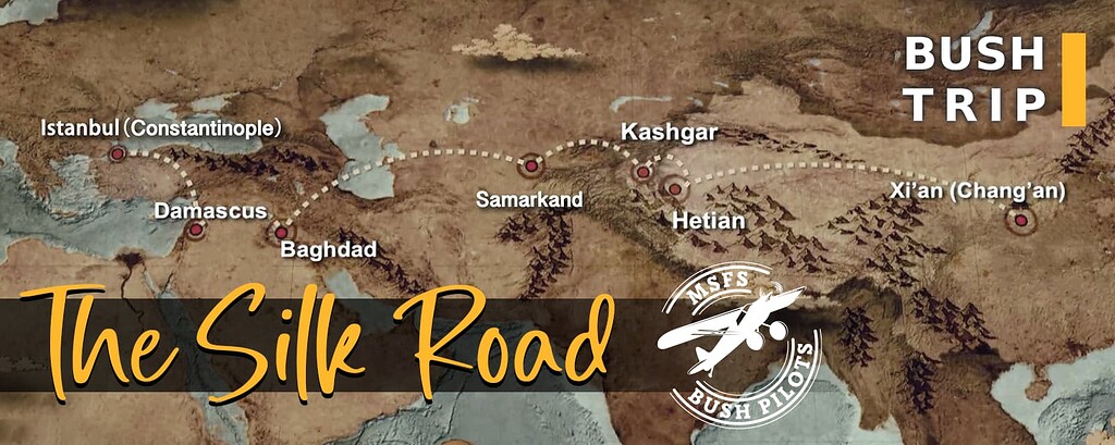[MSFS Bush Pilots] The Silk Road Flight #7: The Alborz Mountains ...