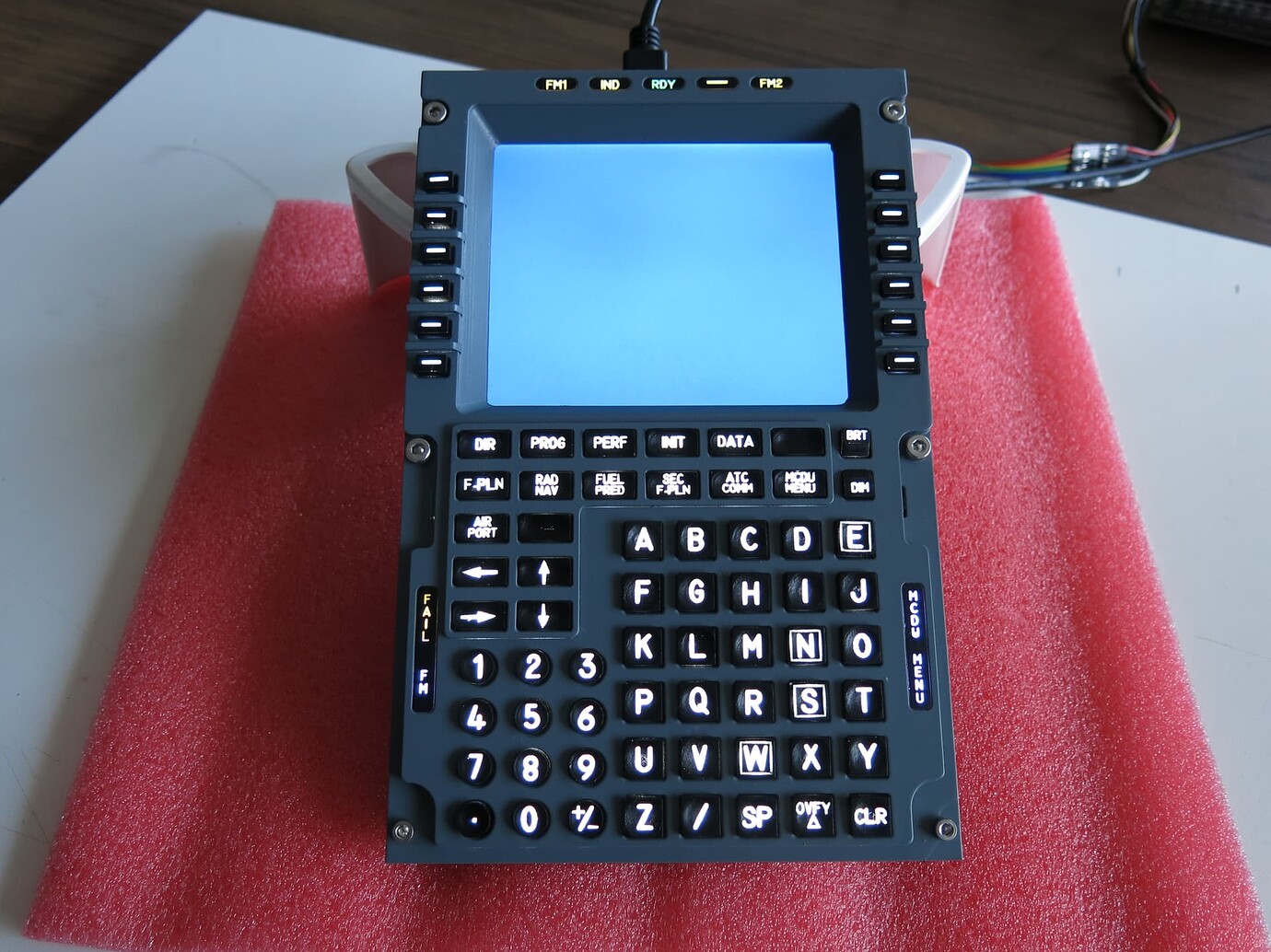 My A320 FCU and MCDU finished - Home Cockpit Builders - Microsoft ...