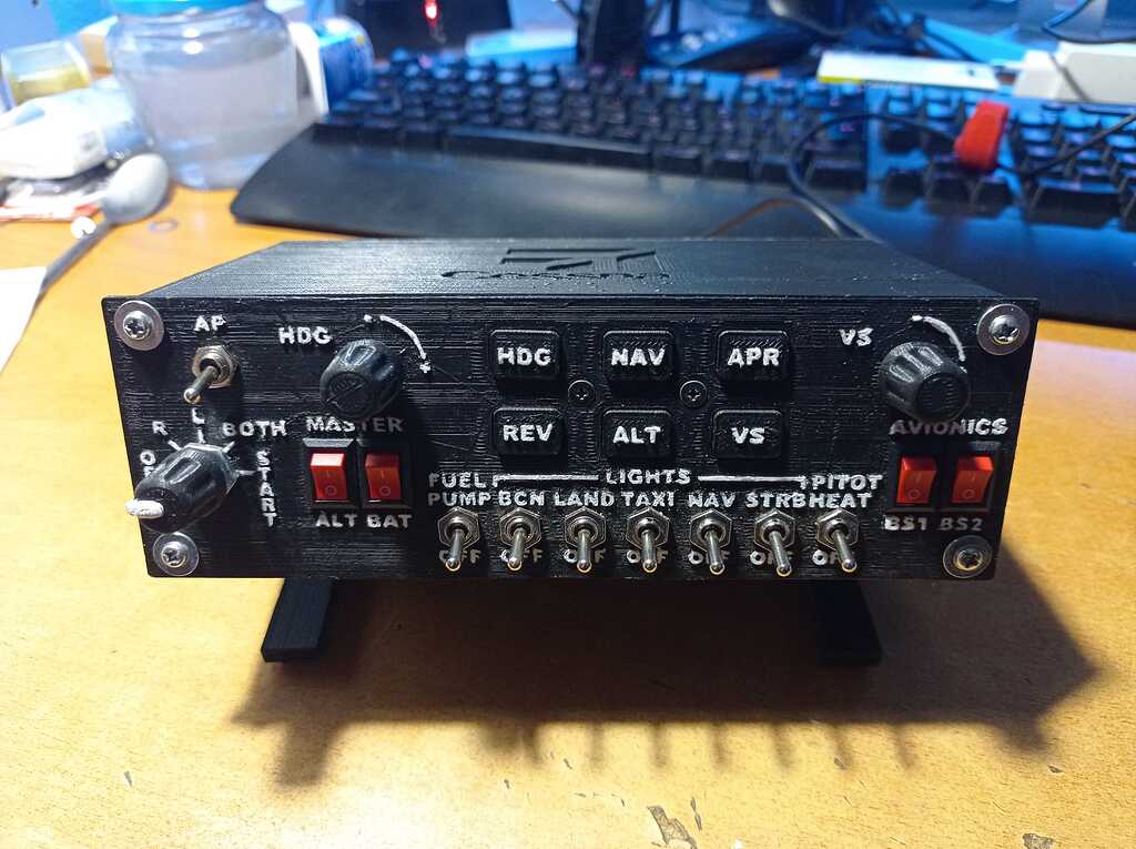 DIY Print 3D Cessna 172 panel - Home Cockpit Builders - Microsoft ...