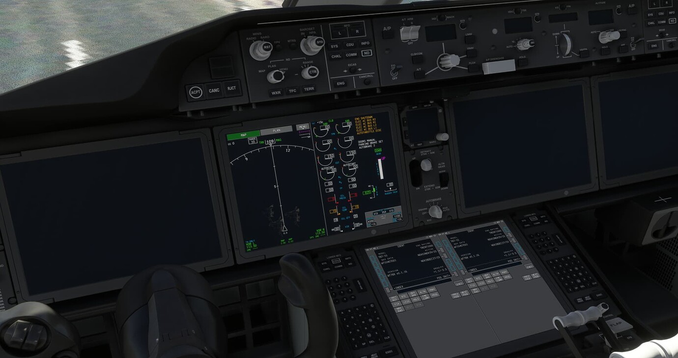787 ND, FMC Displays and HUD not working. (Black screen) - Aircraft ...