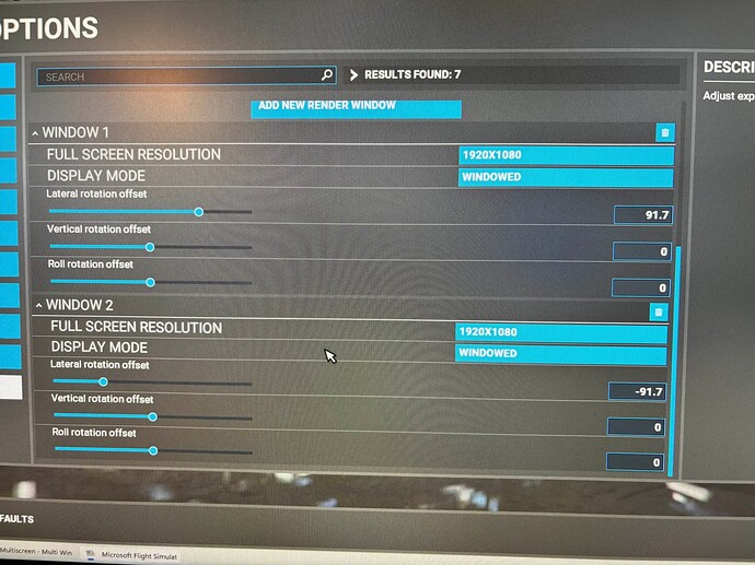 Mutli Window Setup help - User Interface & Activities - Microsoft Flight Simulator Forums