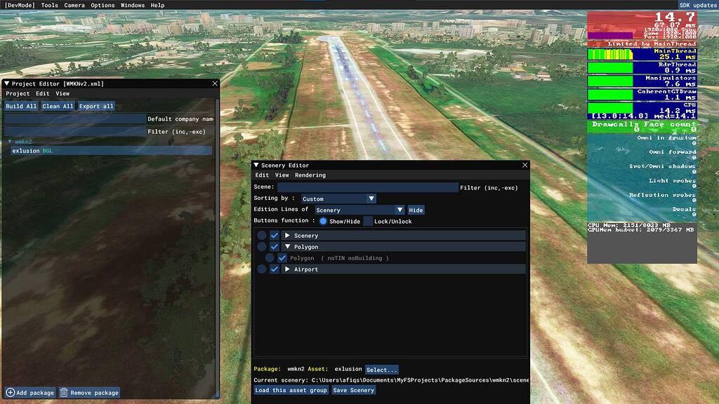Laggy MSFS SDK Developer mode? - SDK - Microsoft Flight Simulator Forums