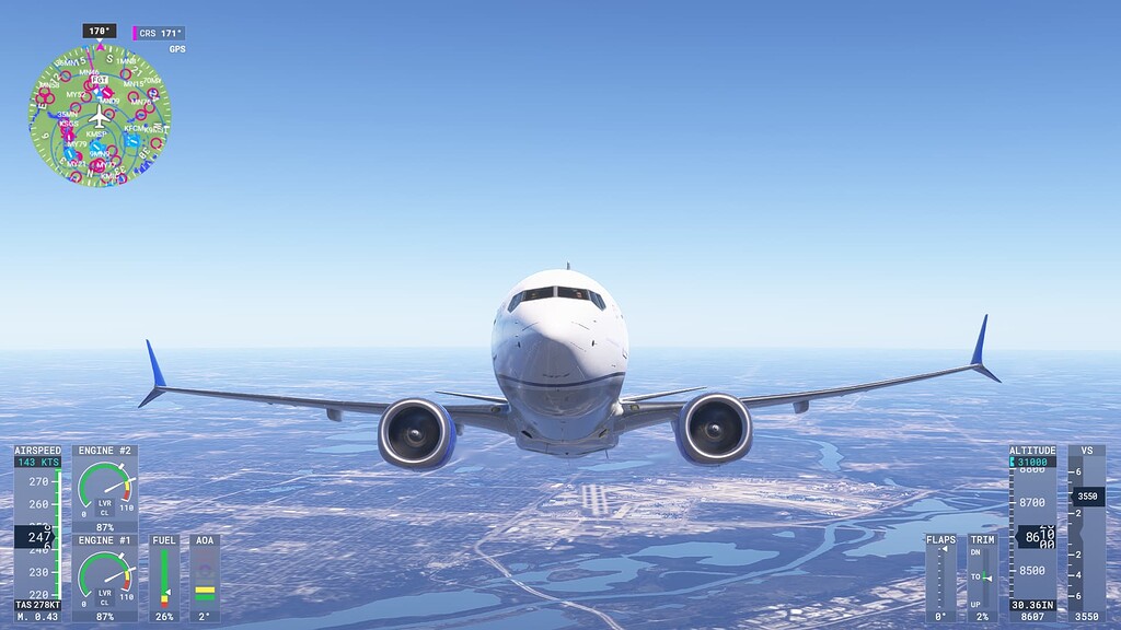 Wing Flex Animation Bug, left wing curves upwards correctly in flight ...