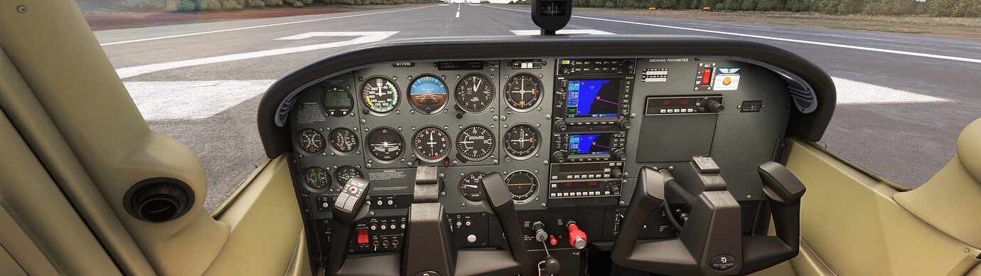 MSFS Basic C172 no glass old school trainer - Aircraft - Microsoft ...