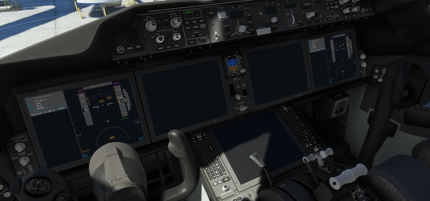 787 ND, FMC Displays and HUD not working. (Black screen) - Aircraft ...