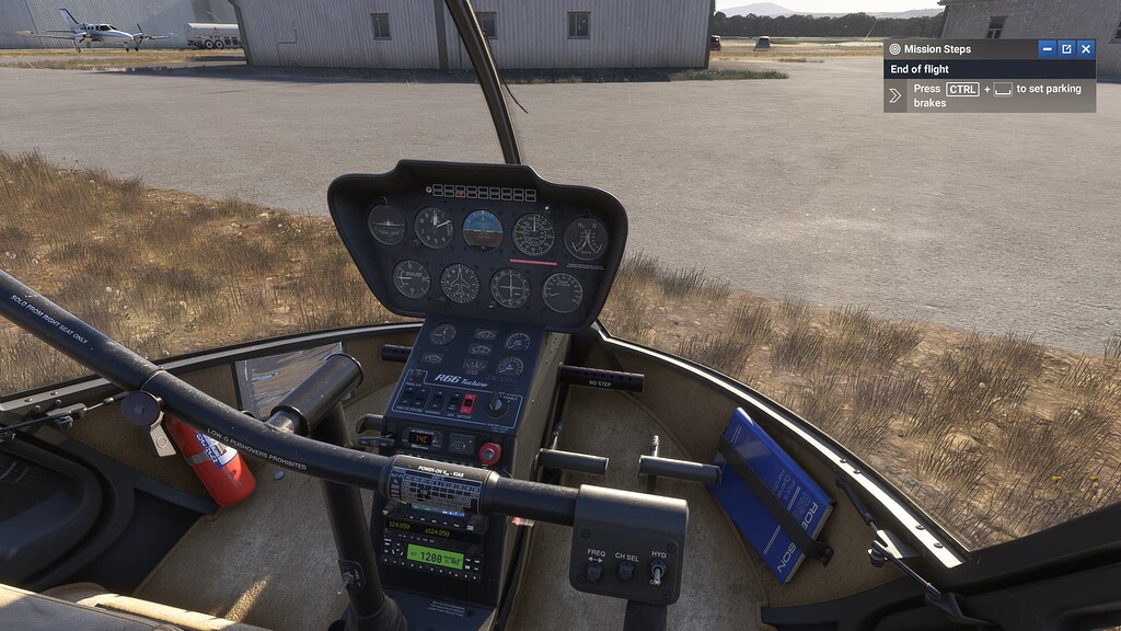 Can't end mission as R66 doesn't have parking brake - Resolved ...