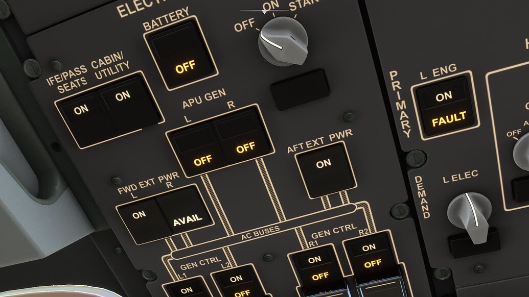 Boeing 787 External Power switches display incorrect status - Aircraft ...